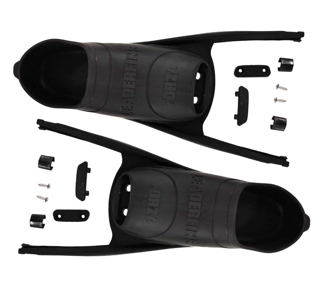 Botines para aletas LEADERFINS FORZA BLACK – AZUL PELAGICO